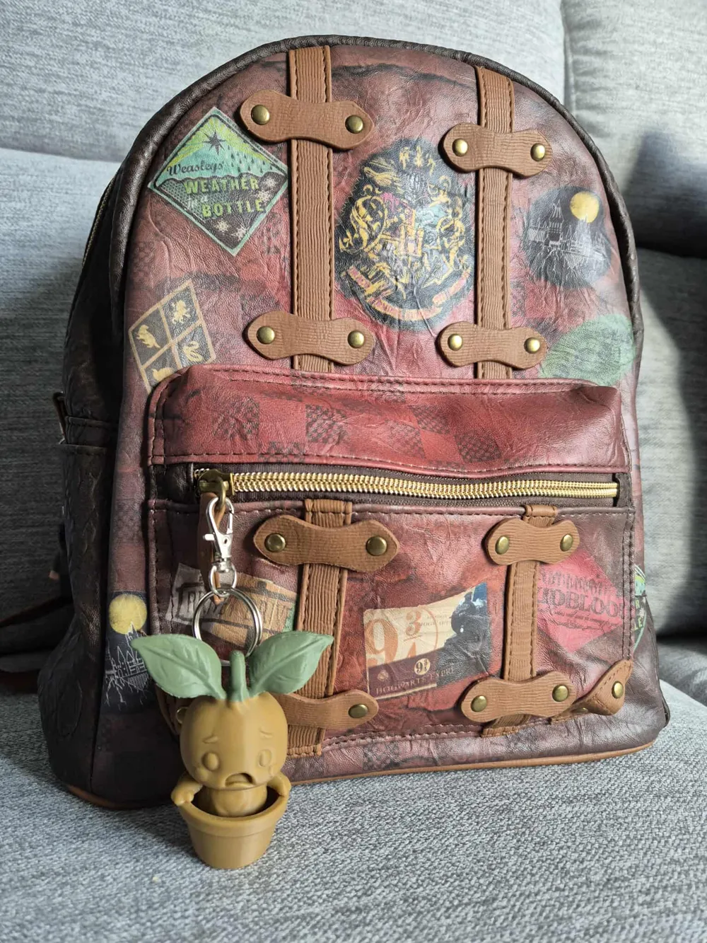 Harry Potter Cute Chibi Mandrake keyring - Free 3D Print Model - MakerWorld