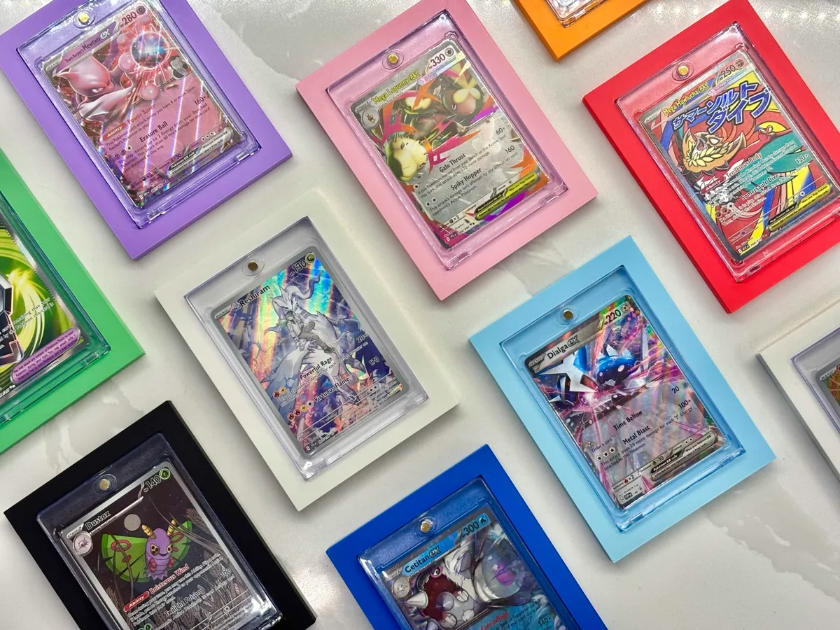 Trading Card Display Frame | Pokémon, Magic, More - Free 3D Print Model ...