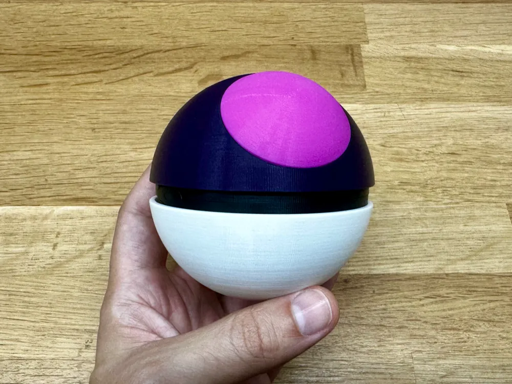 Master Ball - Pokeball - Pokemon - Functional - Free 3D Print Model ...
