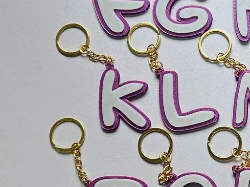 Letter K keychain by MB3D - MakerWorld