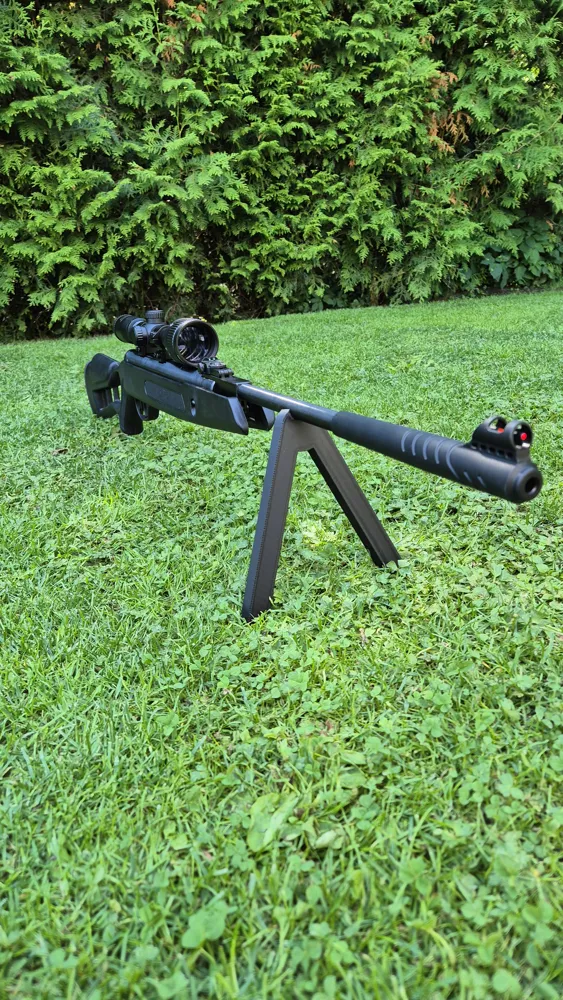 Rifle Rest Stand – 3D Printable Shooting Support - Free 3D Print Model ...