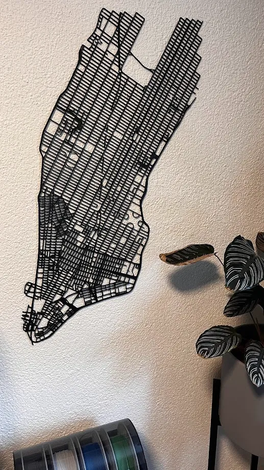 Manhatten Roads Wall Art by 3BPrinting - MakerWorld