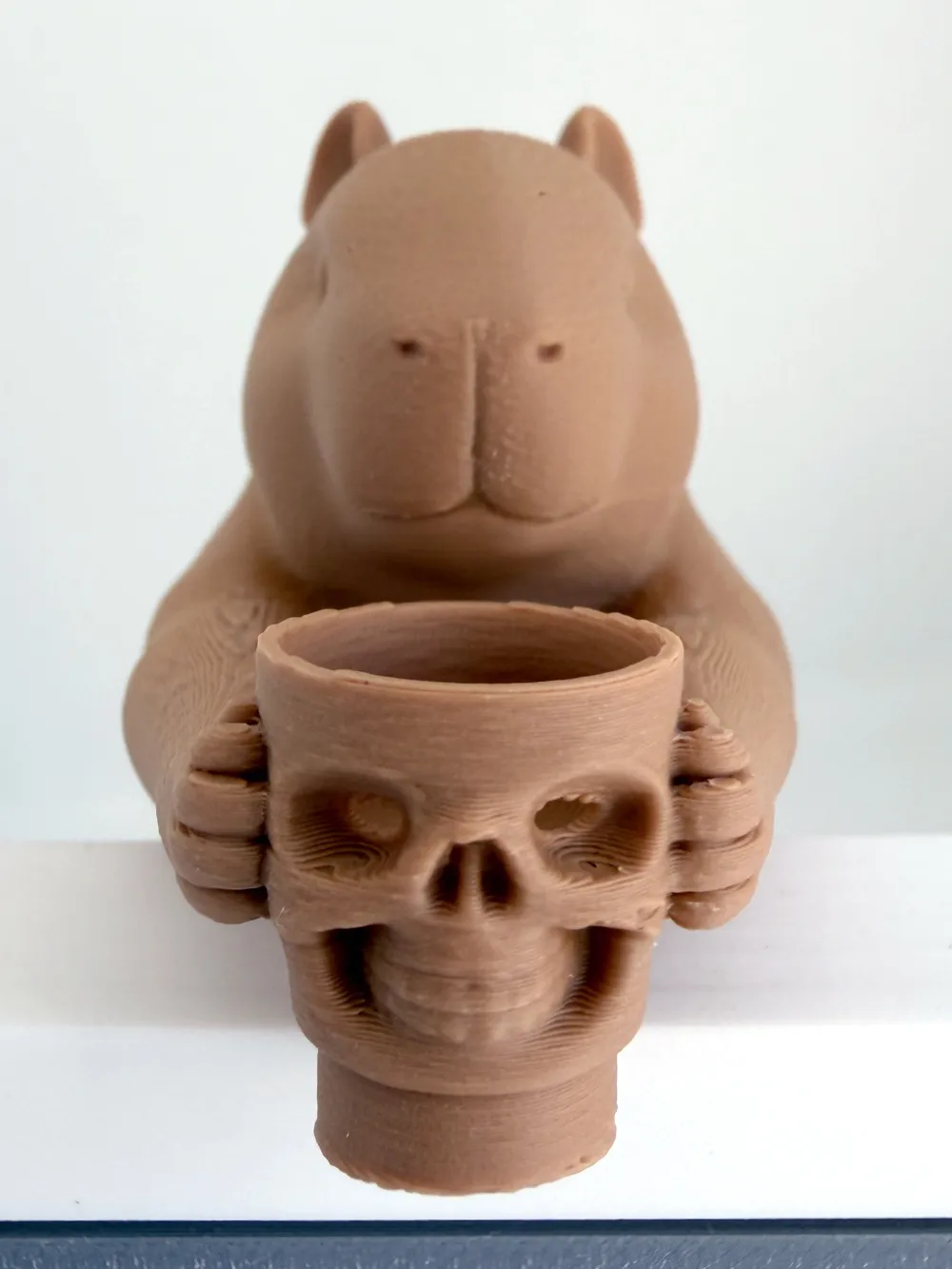 Capybara Coffee Monitor Buddy - Free 3D Print Model - MakerWorld