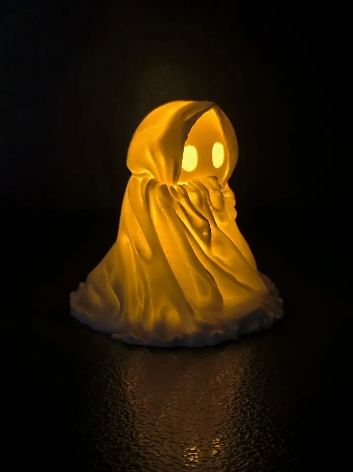 Ghost with customizable face - Free 3D Print Model - MakerWorld