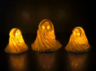 Ghost with customizable face - Free 3D Print Model - MakerWorld