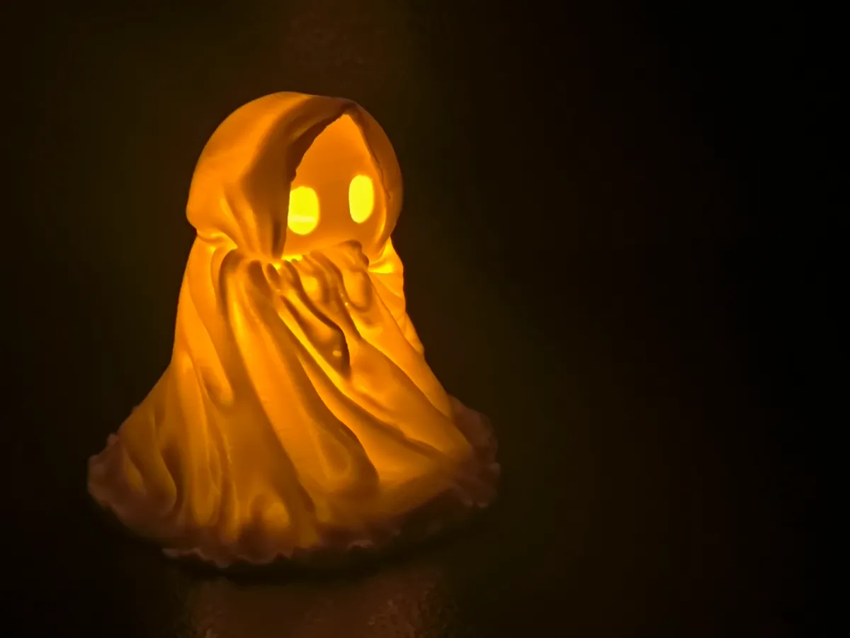 Ghost with customizable face - Free 3D Print Model - MakerWorld