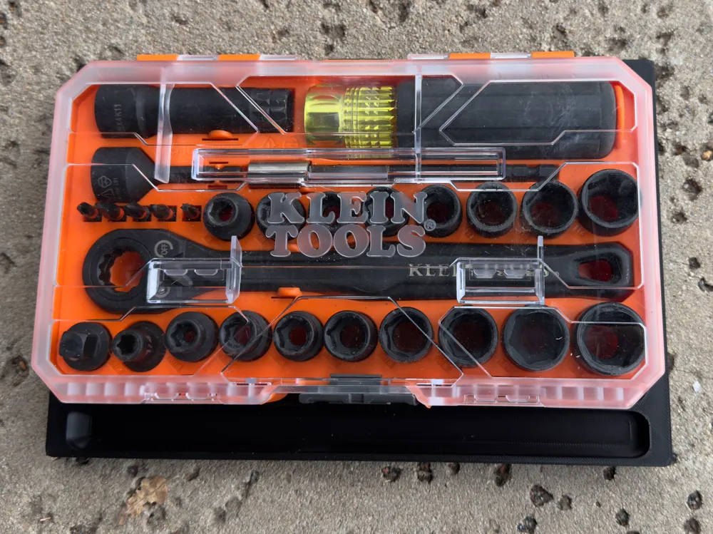 Gridfinity tray for Klein 65400KNECT Socket Set - Free 3D Print Model ...