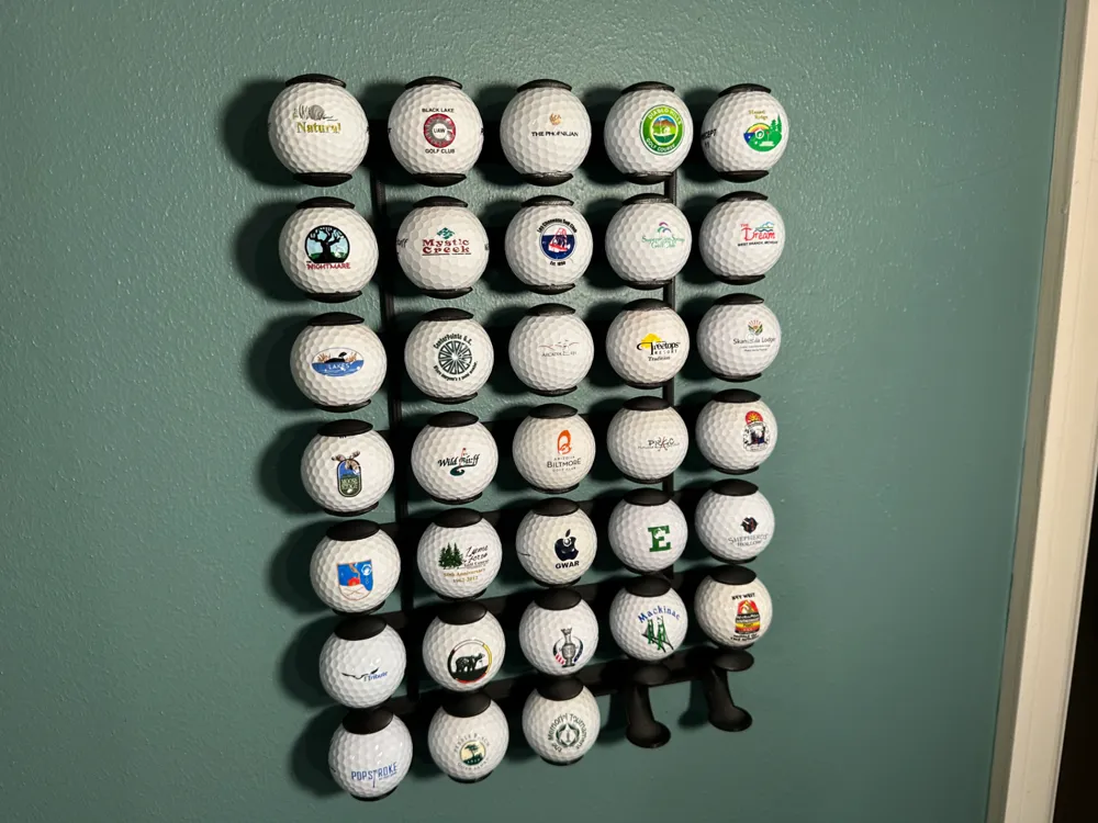 Expandable Souvenir Golf Ball Rack by gmorse81 MakerWorld: Download ...