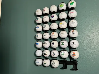 Expandable Souvenir Golf Ball Rack by gmorse81 MakerWorld: Download ...