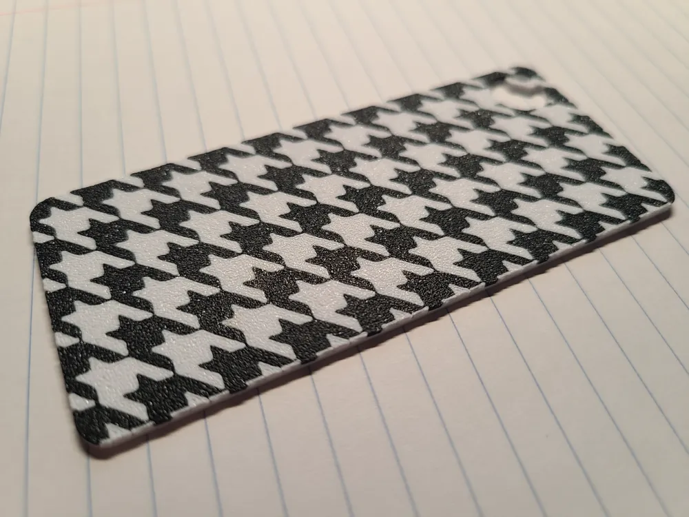 Houndstooth Pattern Filament Swatch - 2 Color by dietpeachfanta ...