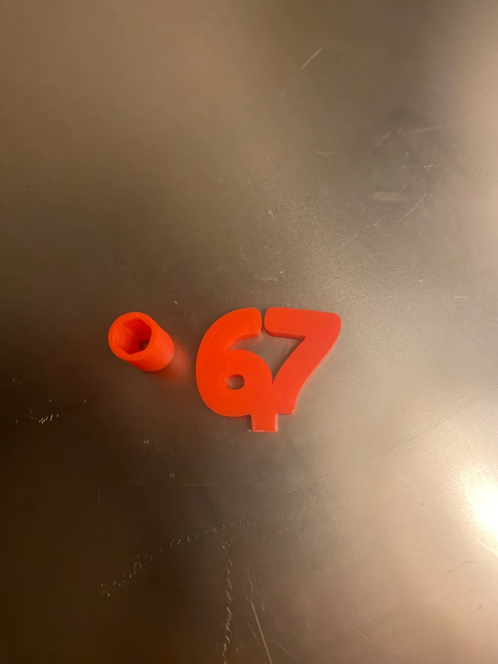 67 Pencil Topper - Fun '67' Design for School/Kids - Free 3D Print ...