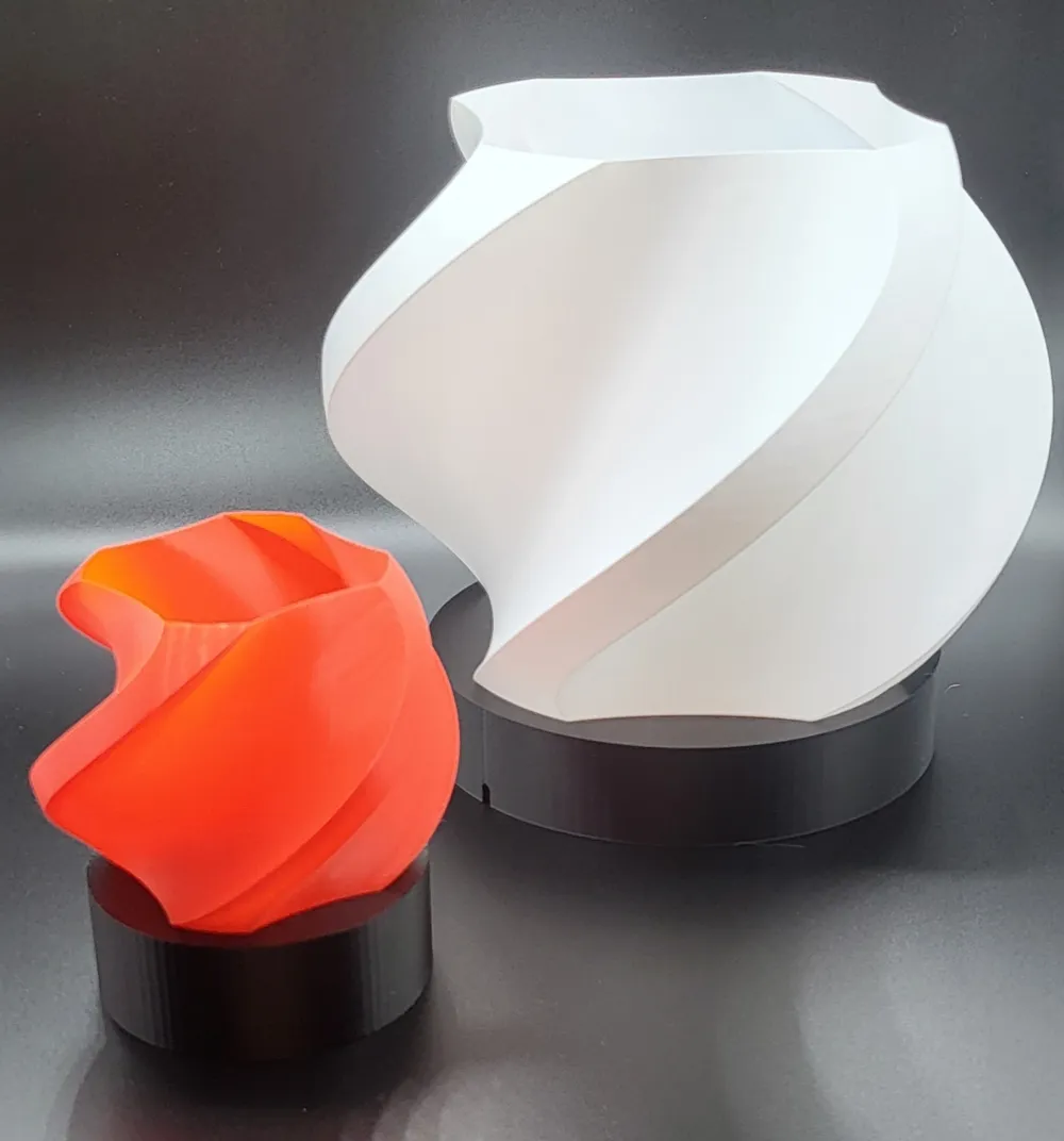 Filament Sample Inspired Lampshade for LED Lamp Kit by martenh - MakerWorld