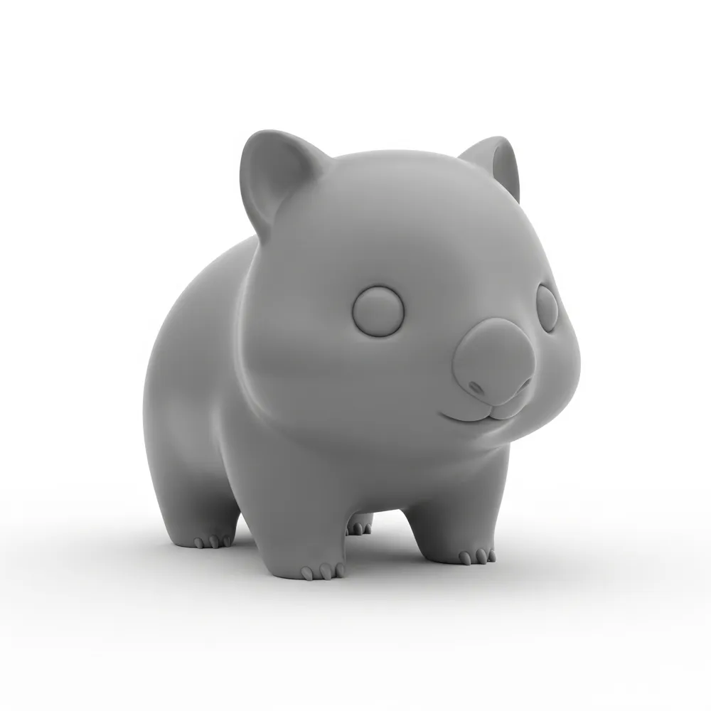 Wombat animal miniature by Pachira Planters MakerWorld: Download Free ...