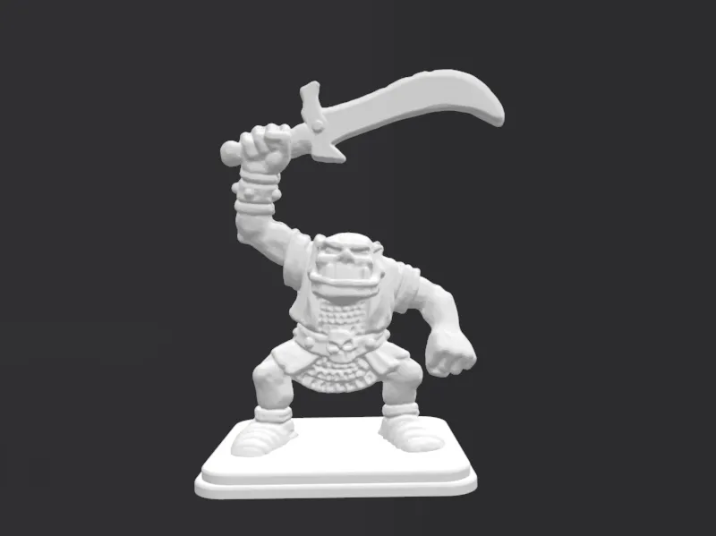 Heroquest Miniatur Orc Sword Remixed by NeoTrace MakerWorld: Download ...