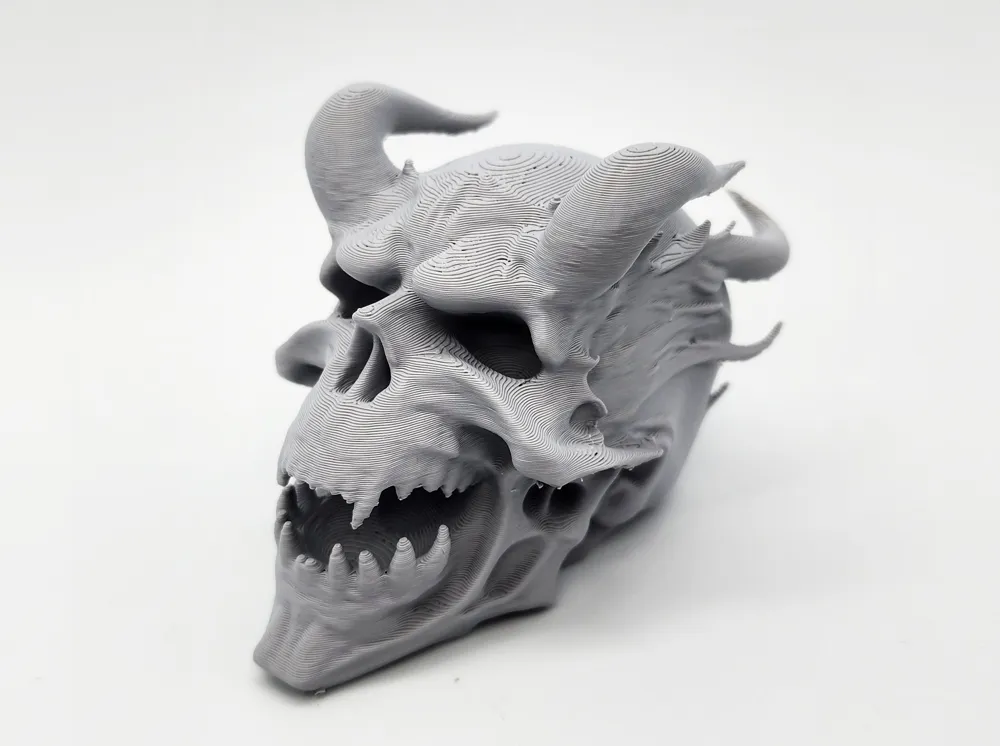 Screaming Demon Skull of Fire by Triple G Workshop MakerWorld: Download ...