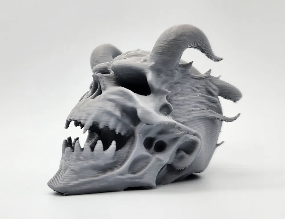 Screaming Demon Skull of Fire by Triple G Workshop MakerWorld: Download ...