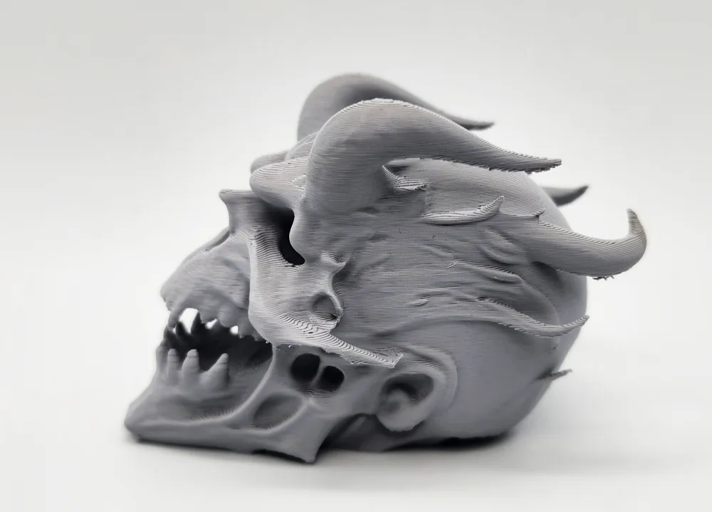 Screaming Demon Skull of Fire by Triple G Workshop MakerWorld: Download ...