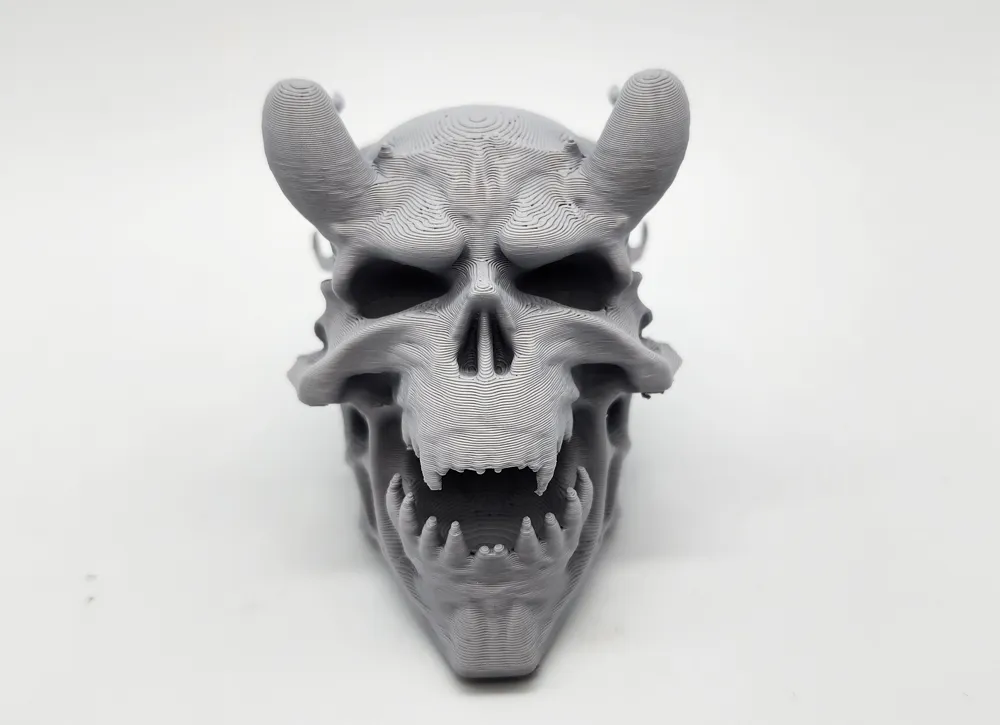 Screaming Demon Skull of Fire by Triple G Workshop MakerWorld: Download ...
