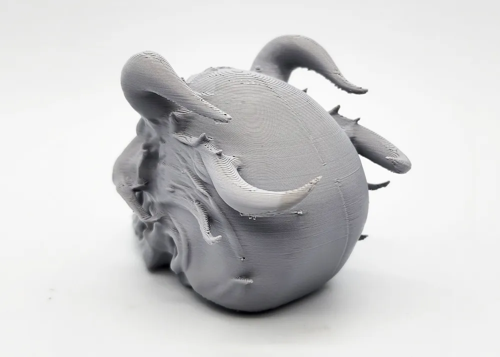 Screaming Demon Skull of Fire by Triple G Workshop MakerWorld: Download ...