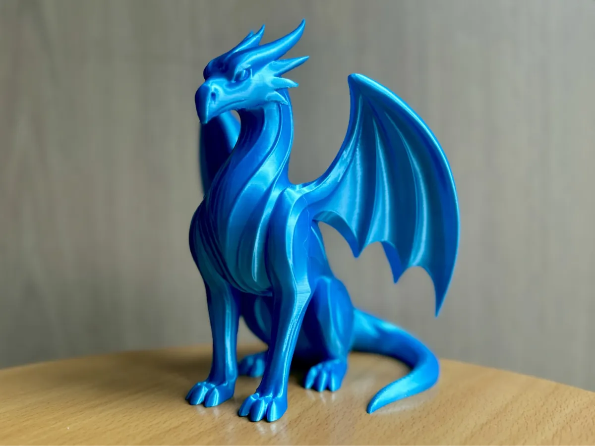 Frostwing – Minimalist Ice Dragon Sculpture Decor - Free 3D Print Model ...