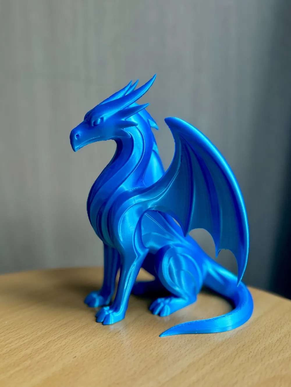 Frostwing – Minimalist Ice Dragon Sculpture Decor - Free 3D Print Model ...