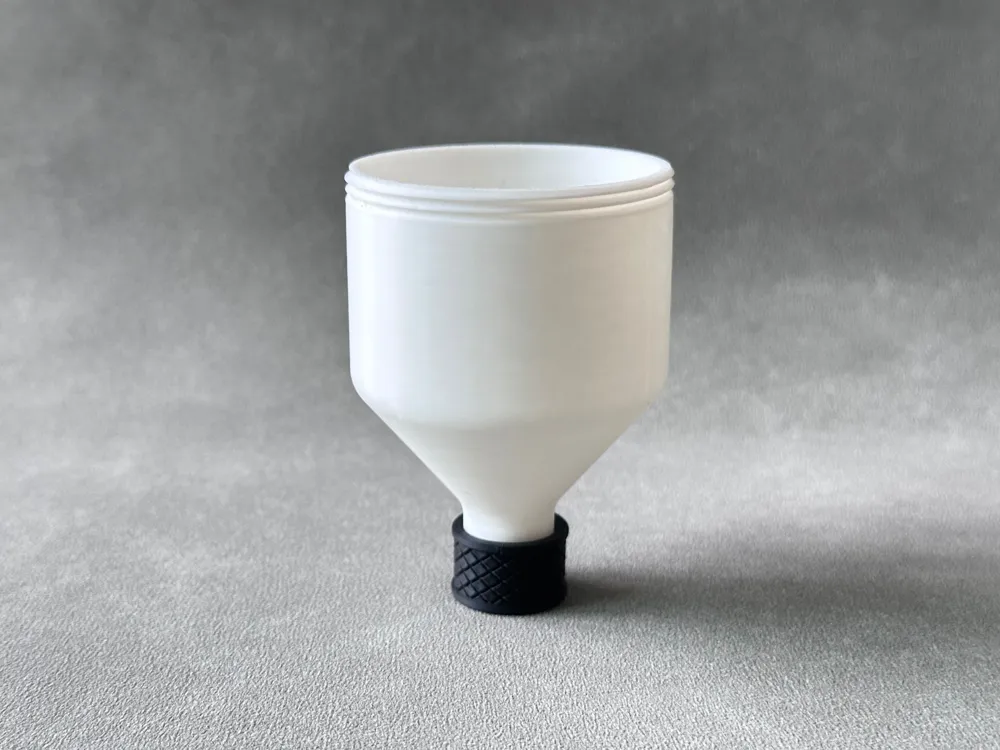 Dual-Port Protein Funnel Pot (Bottle Mount Ready) by Helena MakerWorld ...