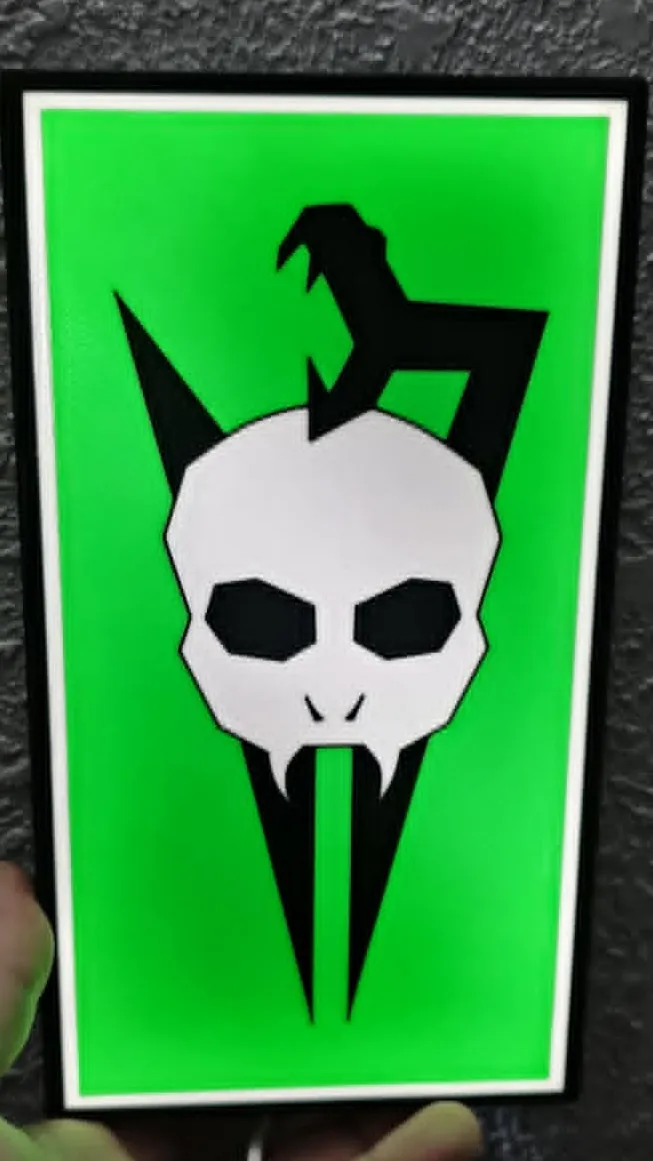 Caja de Luz de Cráneo del Día de Voldemort - Modelo de impresión 3D ...