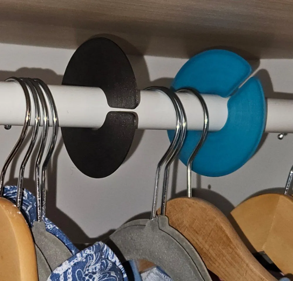 Clothes Rail Divider - Quick and Easy by vhart0 - MakerWorld