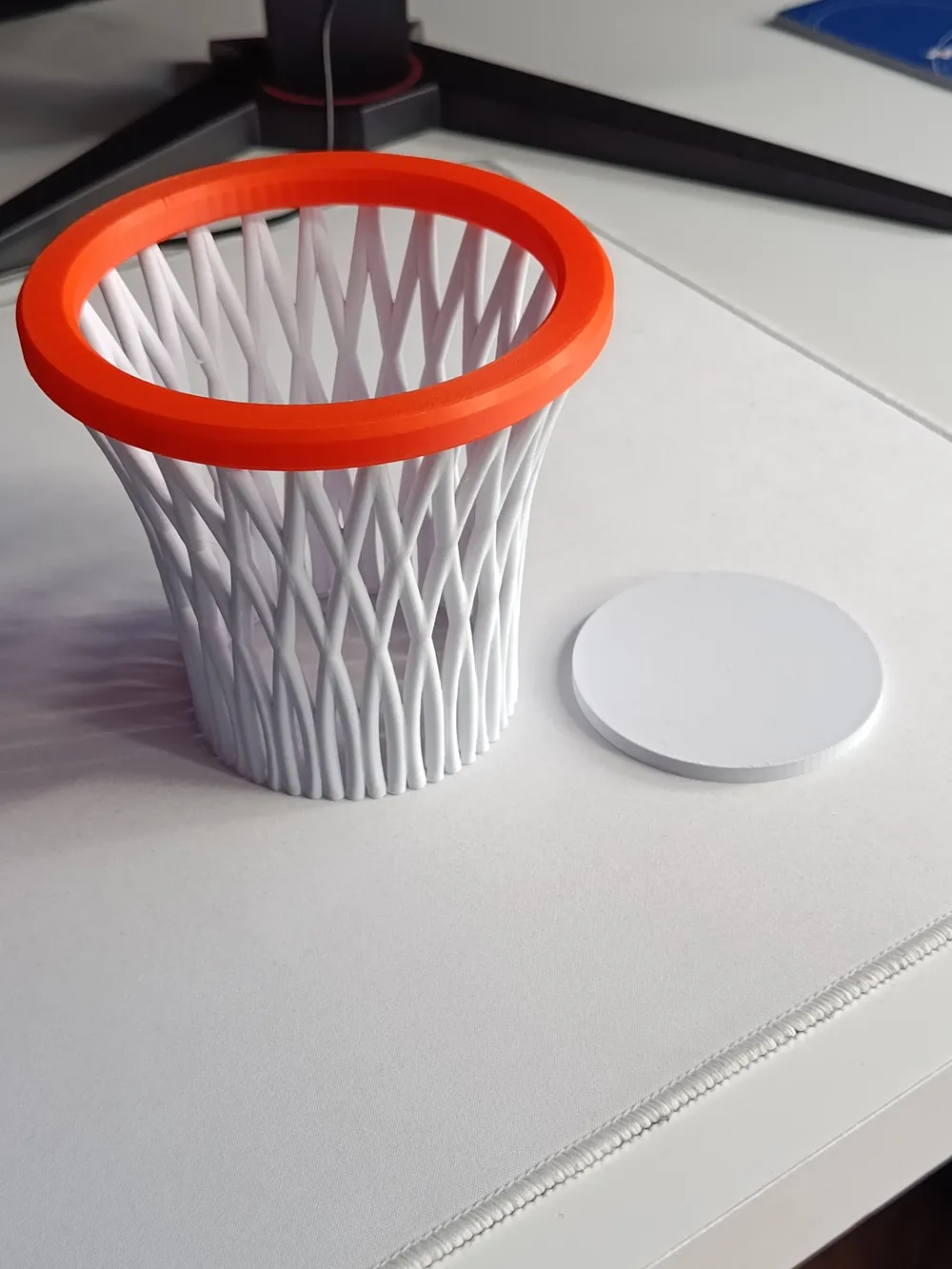 Basketball Hoop table trashbin trashcan by Fishboi MakerWorld: Download ...