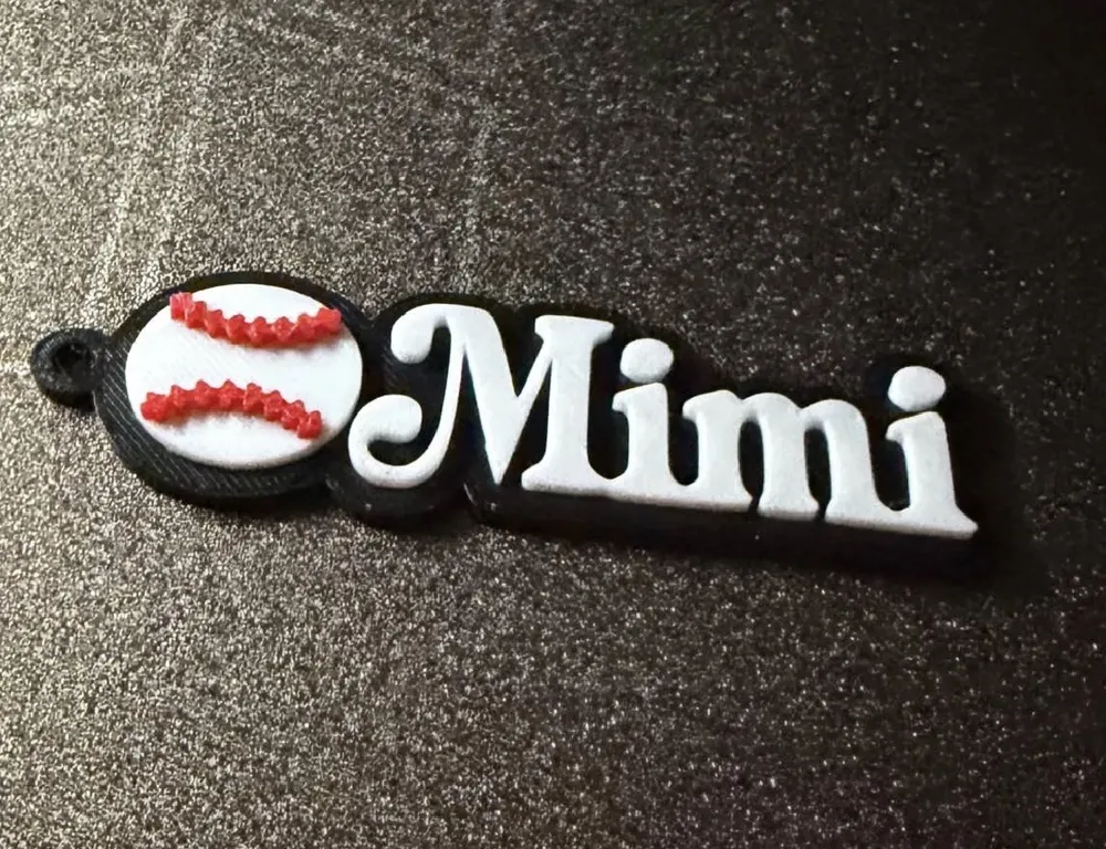 Baseball Softball Mimi Schlüsselanhänger – Kostenloses 3D-Druckmodell ...