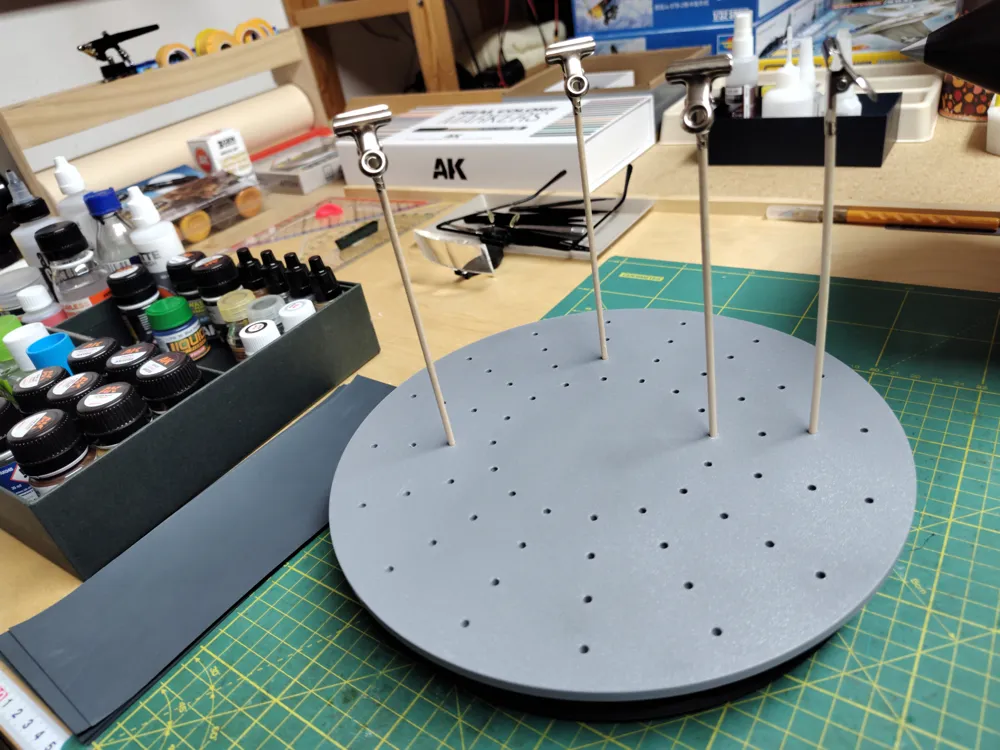 Air Brush Turntable - Free 3D Print Model - MakerWorld