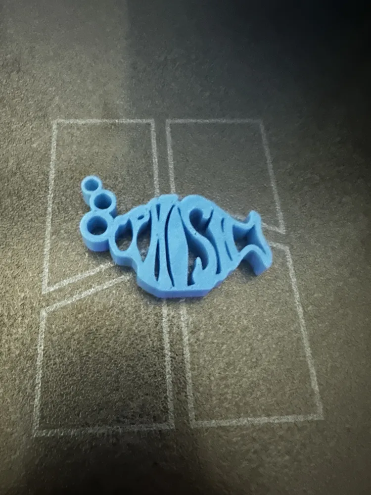 Phish logo keychain by PhishbumMakerWorld: Download Free 3D Models