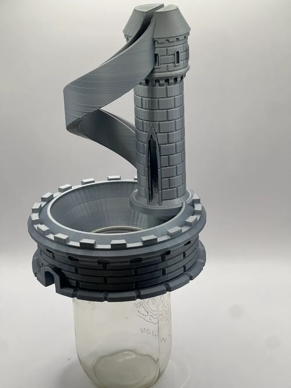 Castle Coin Tower For Jar by Carver Maker - MakerWorld