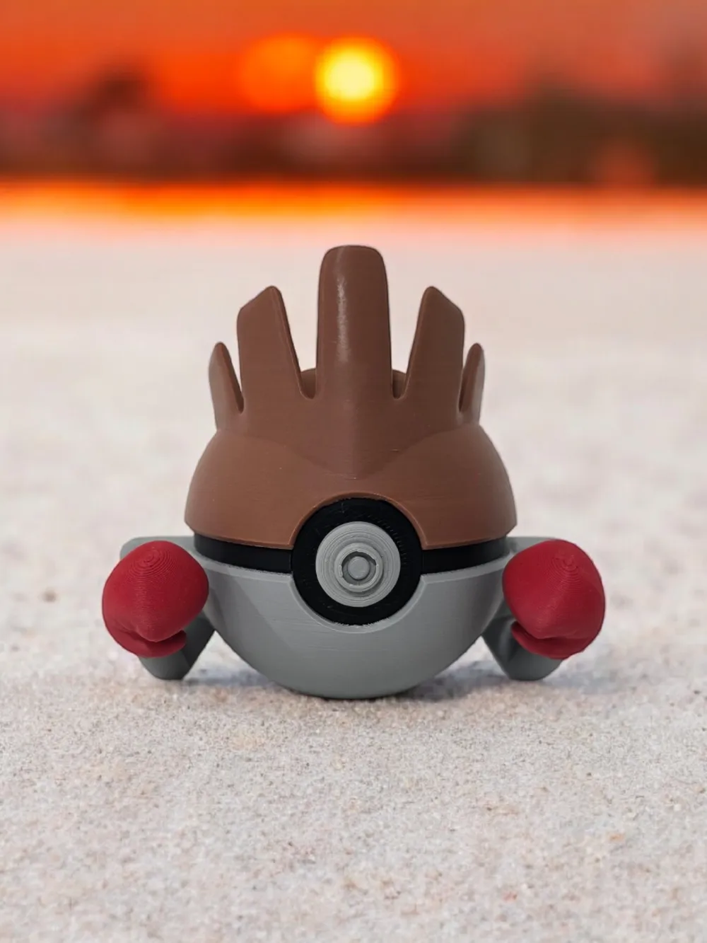 #0107 Hitmonchan Pokeball - Multiparts by 3D Girl - MakerWorld
