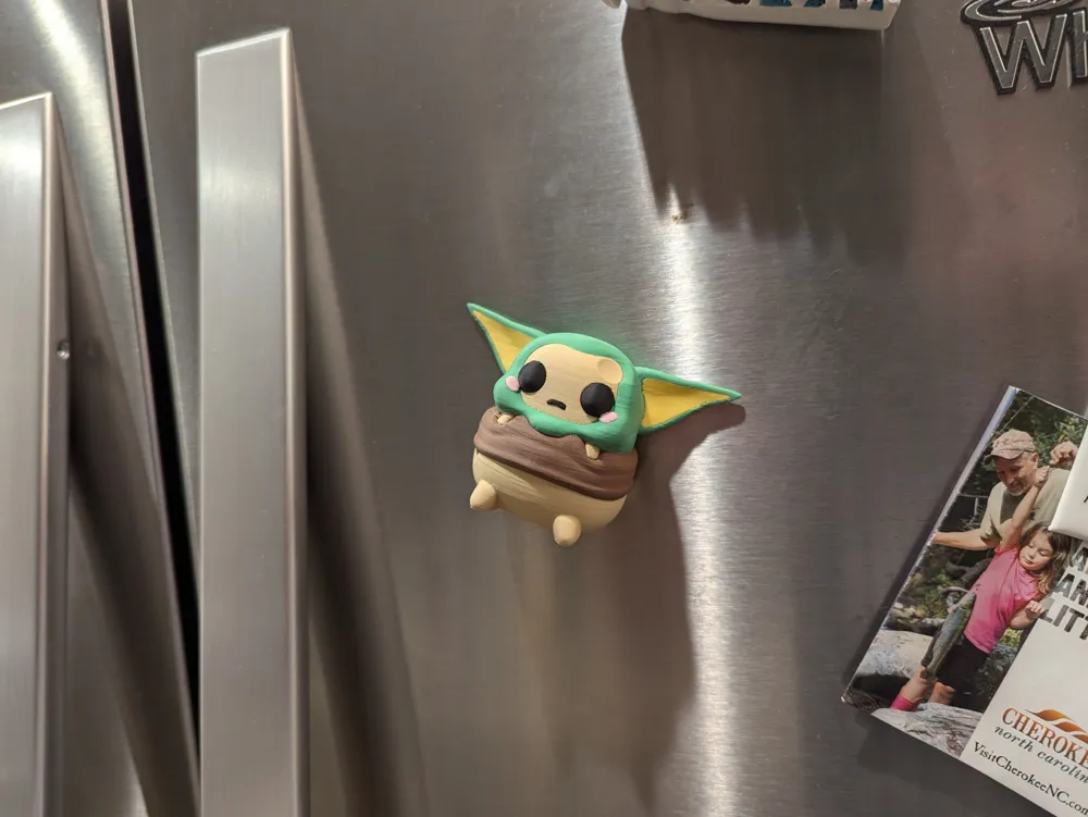 Spudlet Yoda Potato Fridge Magnet by DropPunk - MakerWorld