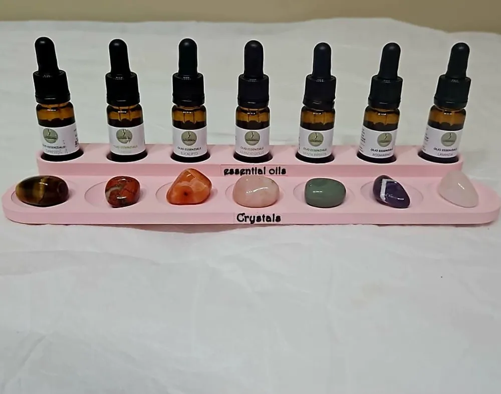 Essential oils and crystals stand by thift88 MakerWorld: Download Free ...