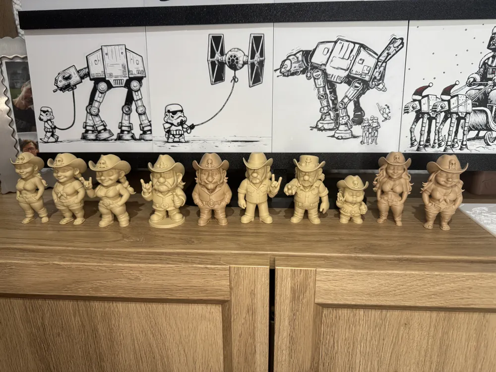 Dwarf Groupies by Lemmy3DPrint MakerWorld: Download Free 3D Models