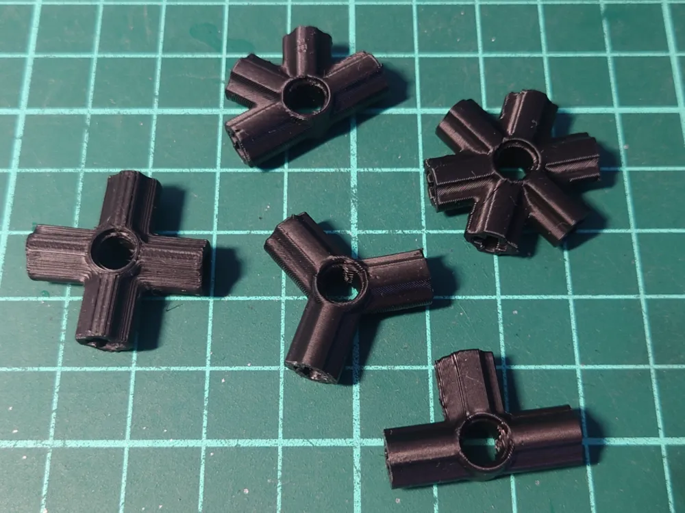 Set of axle connectors 90 and 60 deg. angle by horcikdesigns - MakerWorld