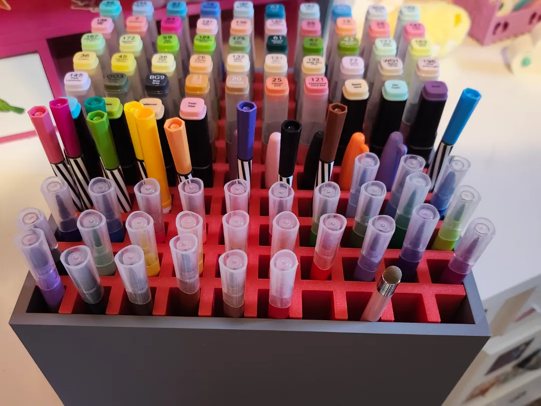 Marker Organizer - Free 3D Print Model - MakerWorld
