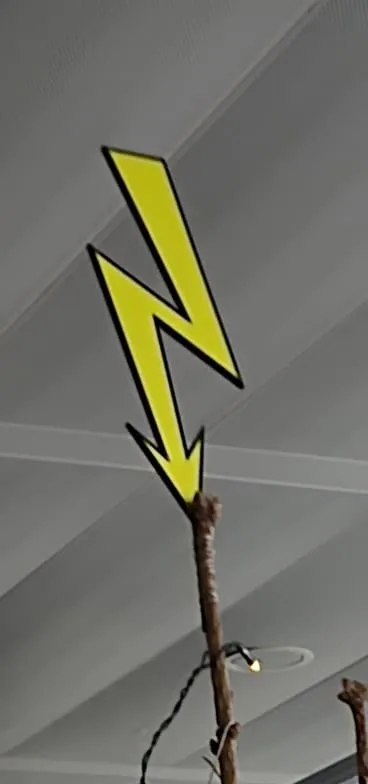 Lightning Christmas Tree Topper by lugggggi - MakerWorld