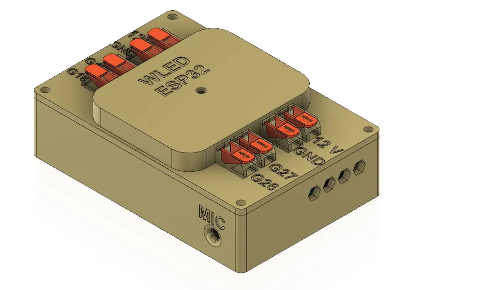 WLED ESP32 case - Free 3D Print Model - MakerWorld