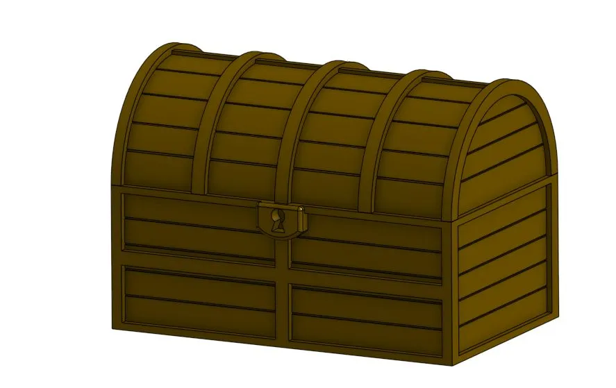Old Treasure Chest - Free 3D Print Model - MakerWorld