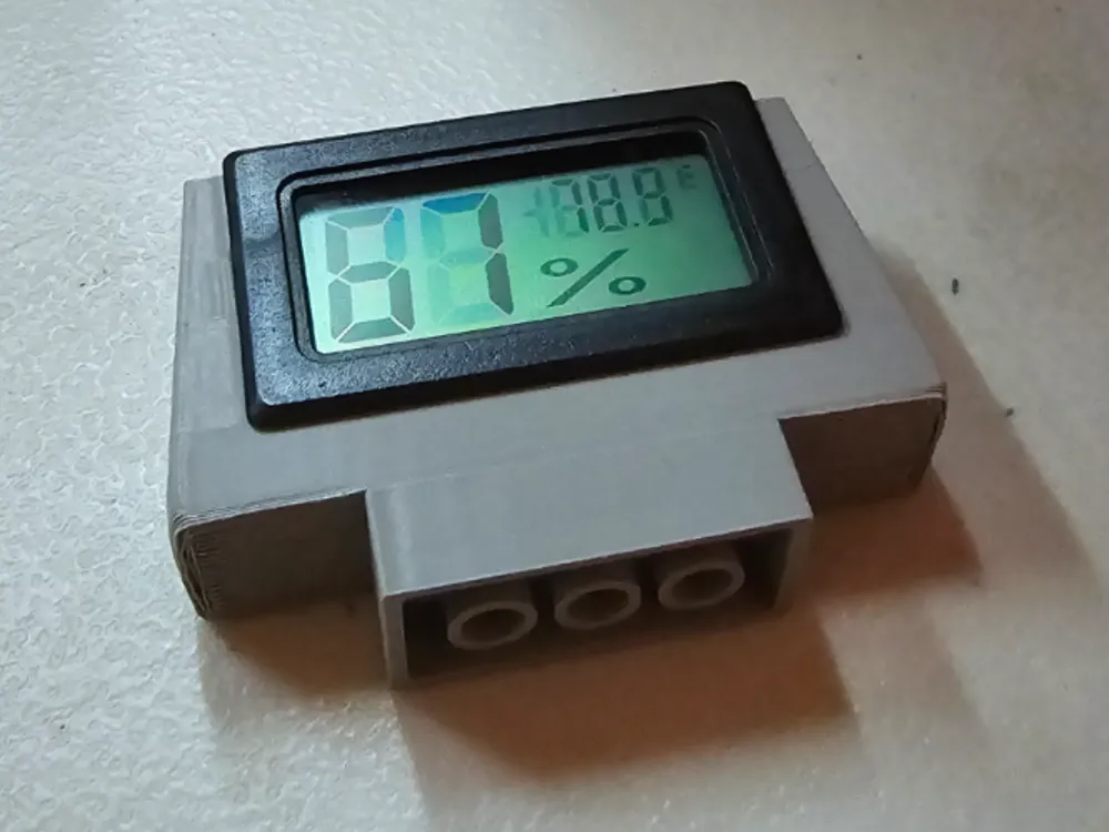 Bricks Square Hygrometer Mount by Lumpy3D - MakerWorld