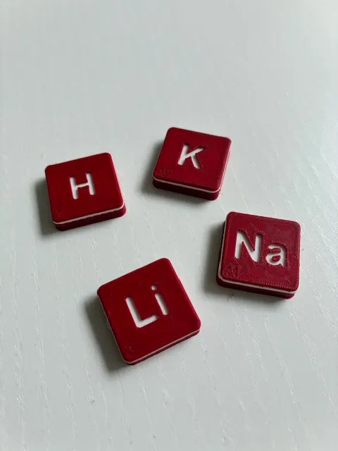 Periodic Table | Magnets by Daemon_BEMakerWorld: Download Free 3D Models