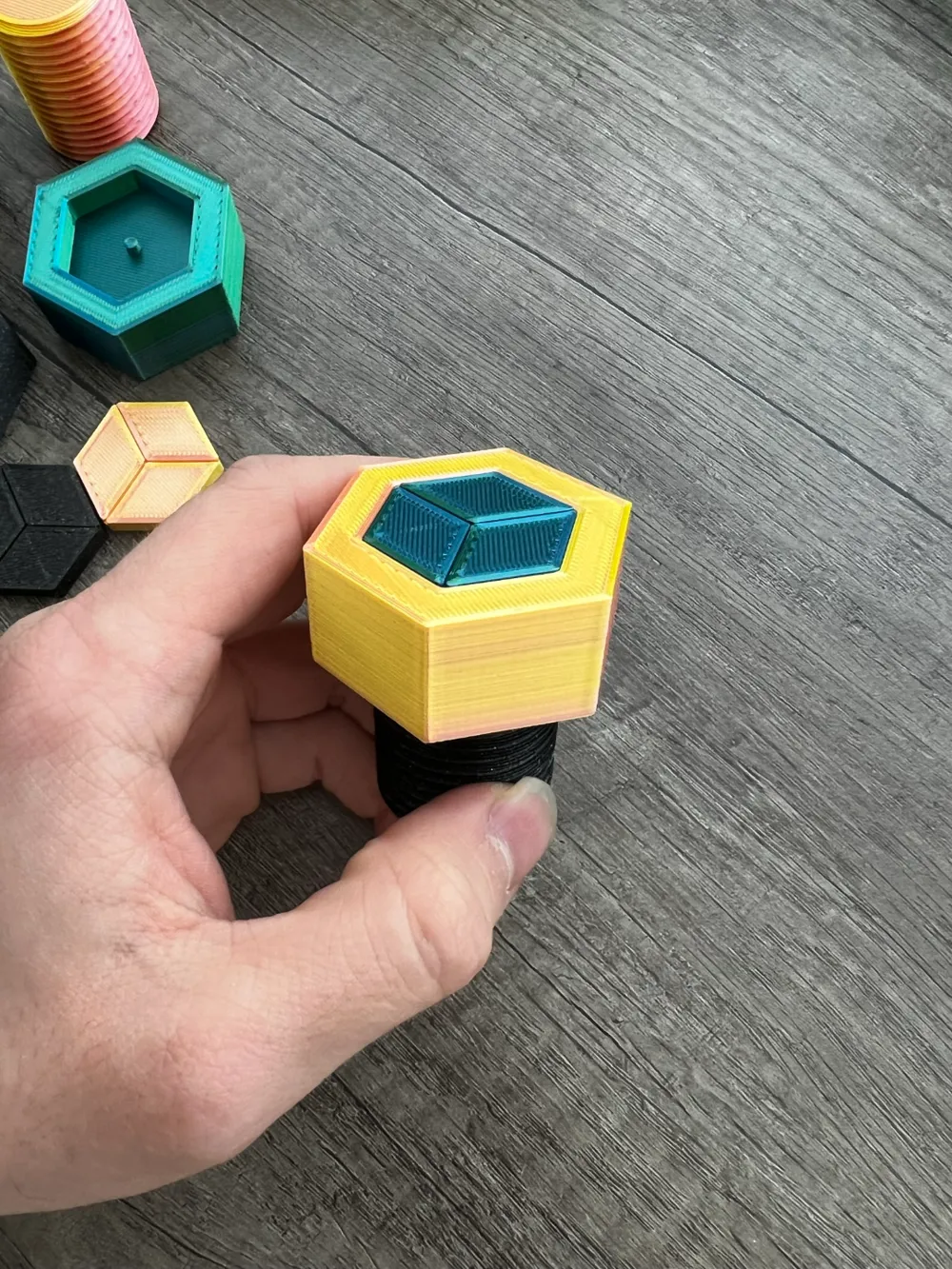 Box in shape of nuts and bolts by EuroSpore Print Studio - MakerWorld