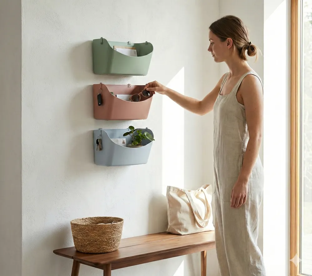 Modular Curve Bins Stackable Wall & Desk System - Free 3D Print Model ...