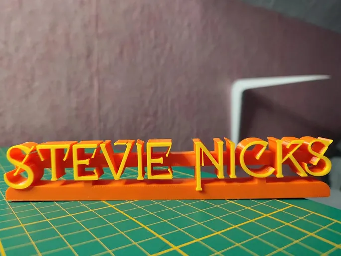 Stevie Nicks logo stand by Queenburger - MakerWorld
