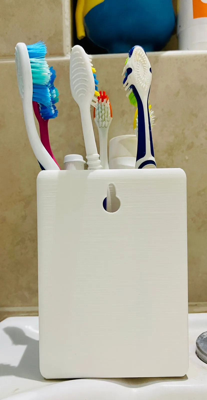 toothbrush and toothpaste holder - Free 3D Print Model - MakerWorld