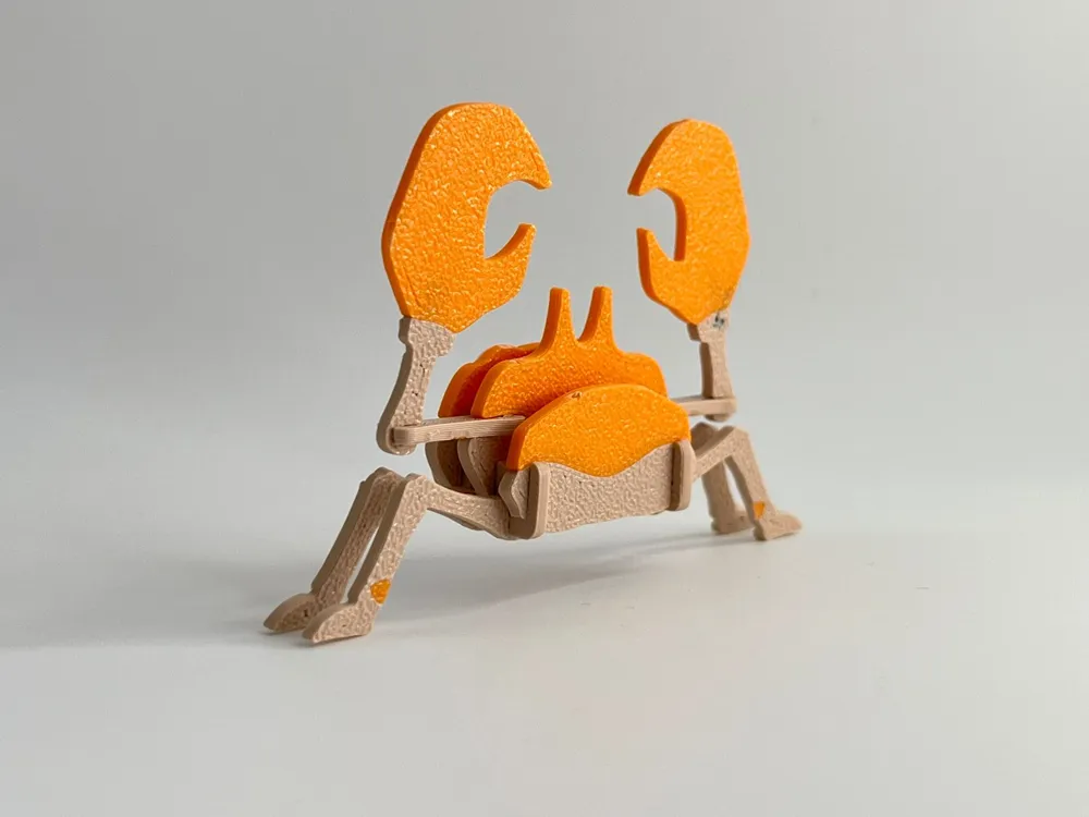 Pokemon #098 - Krabby kit card - Free 3D Print Model - MakerWorld