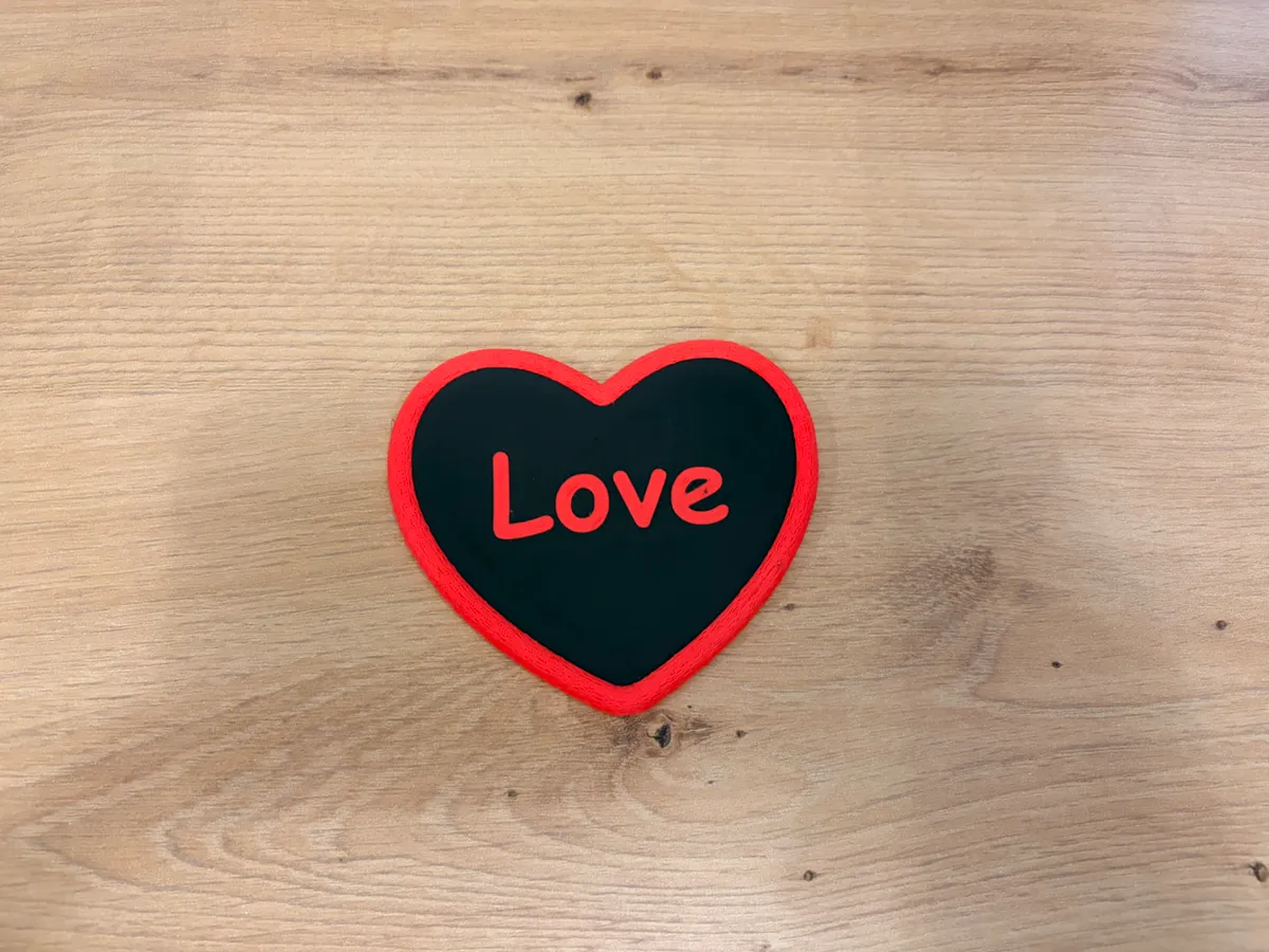 Heart Fridge Magnet - Free 3D Print Model - MakerWorld